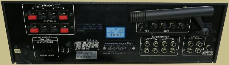 Marantz 1550 | Classic Receivers
